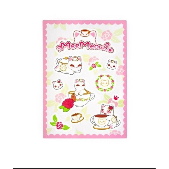 Toys | Aphmau Meemeows Tea Cat Sticker Pack | Poshmark